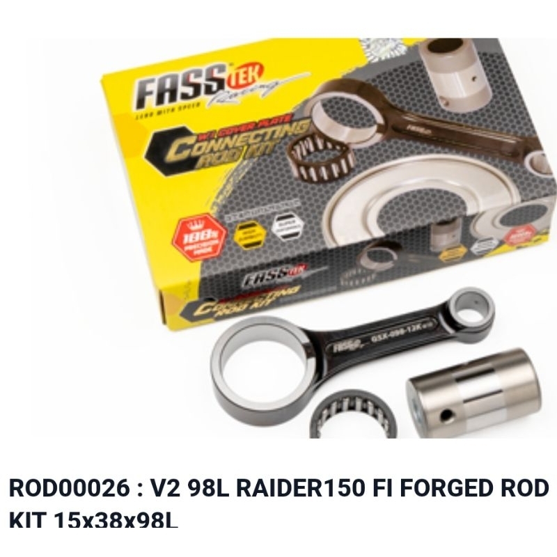 Fasstek Racing Suzuki Raider FI Forged Racing Rod Std Saiz Standard ...