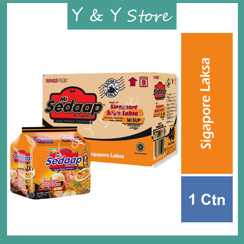 Mi Sedaap Singapore Spicy Laksa [Carton Deal] | Shopee Malaysia