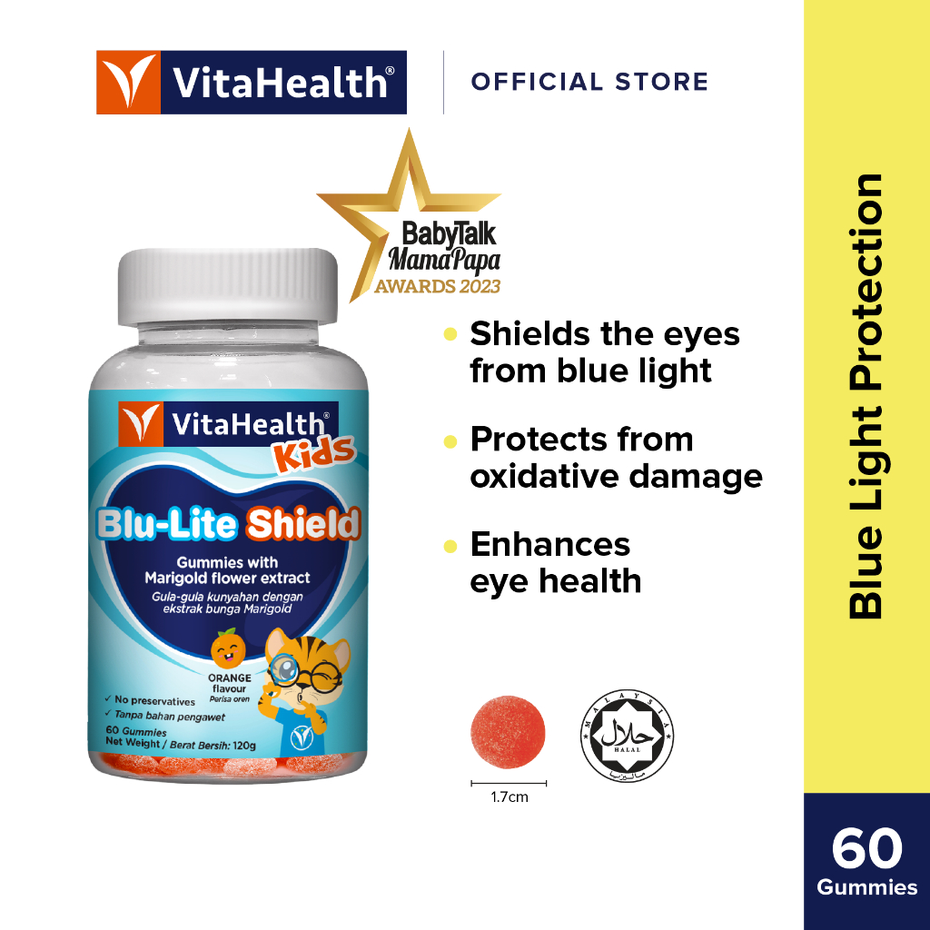VitaHealth Kids Blu-Lite Shield 60's (for eye health) [Expiry 6/2026 ...
