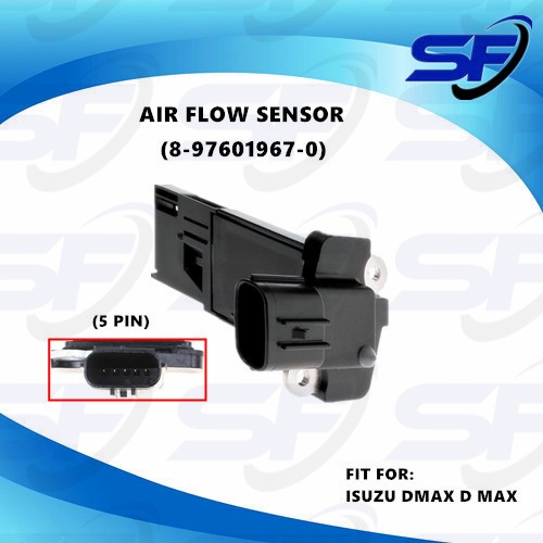 ISUZU DMAX D MAX AIR FLOW SENSOR (5 PIN) (8-97601967-0) | Shopee Malaysia