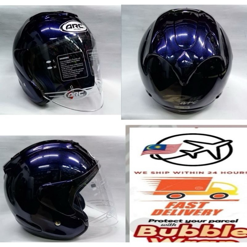 Helmet Arc Ritz malibu blue 💢 Readystock | Shopee Malaysia