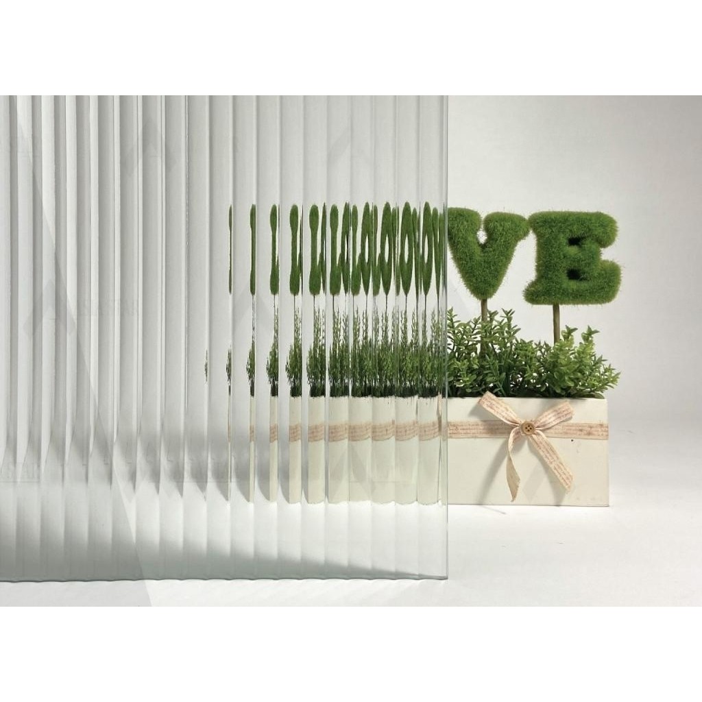 MORU GLASS REEDED GLASS 5MM TEXTURE GLASS CUSTOMIZE SIZE 长虹玻璃 | Shopee ...