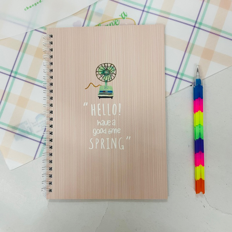 A5 Wire O Notebook thin journal diary notes Student Notebook Children ...