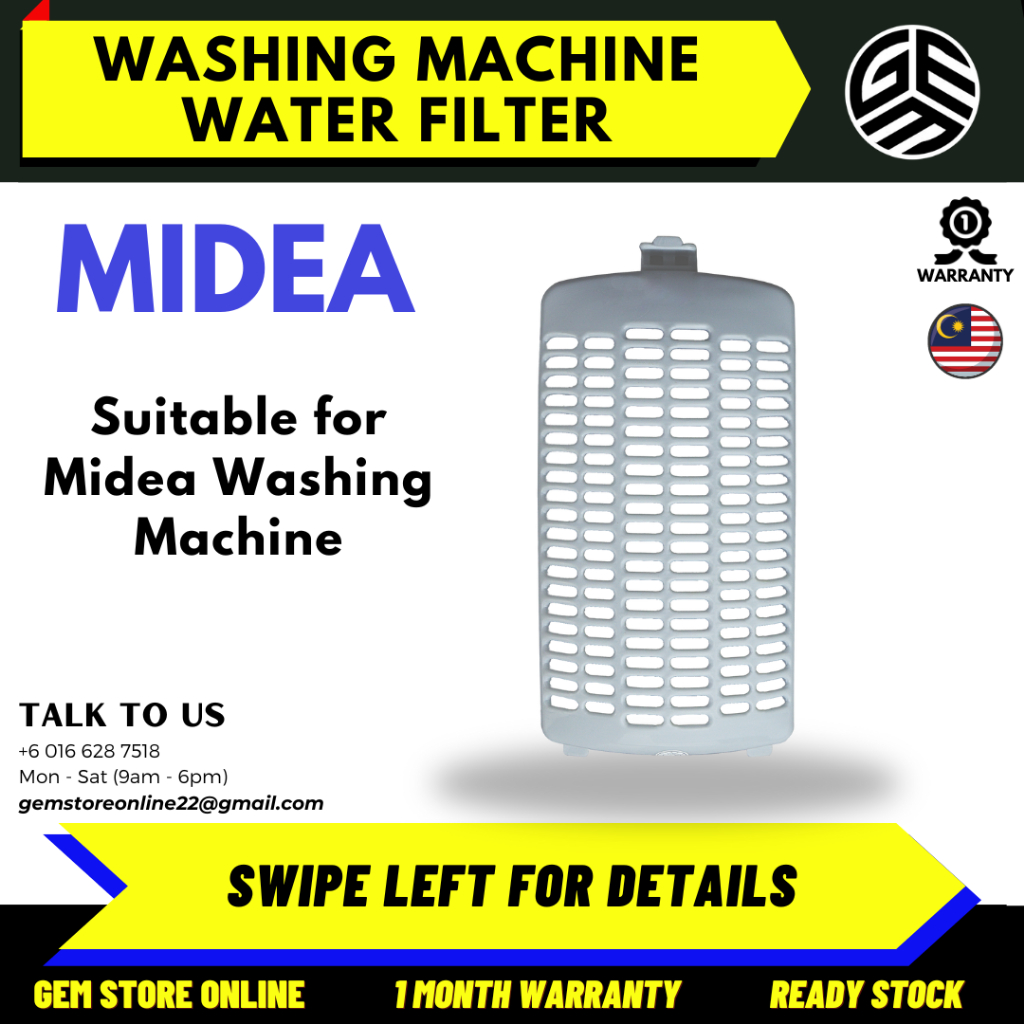 MIDEA Washing Machine Filter / Filter Mesin Basuh / Penapis Mesin Basuh ...