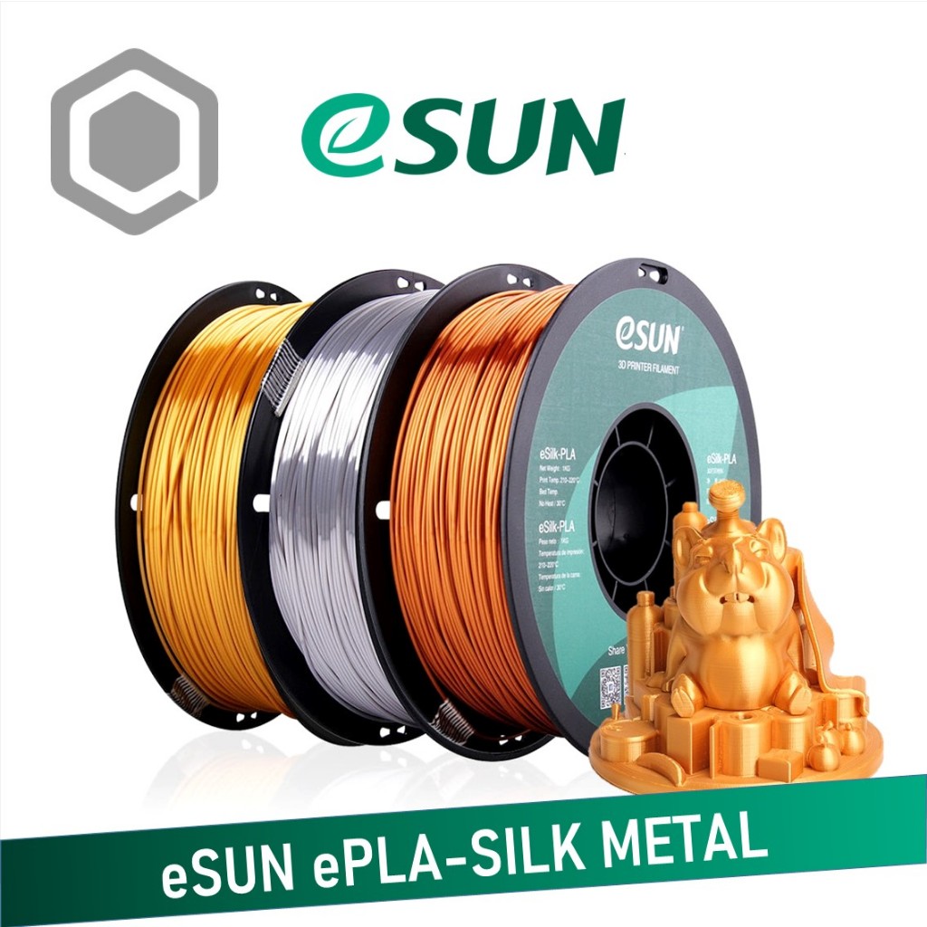 eSUN ePLA-Silk Metal 1.75mm 3D Filament 1KG | Shopee Malaysia