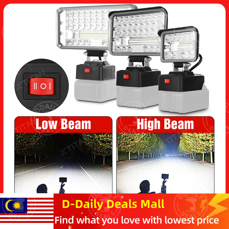 8" 5" 3" Cordless Maintenance Lamp Emergency Lamp Lithium Battery LED ...