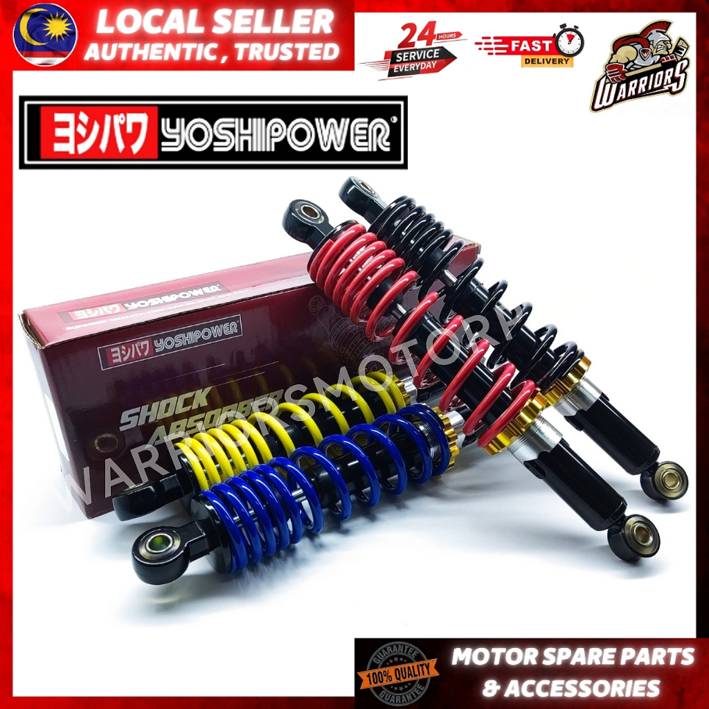 [YOSHIPOWER] ADJUSTABLE GAS ABSORBER UNIVERSAL 280/330/340MM SHOCK ...