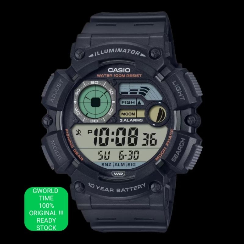 CASIO ORIGINAL WS-1500H-1A/WS-1500H-1AVDF/WS-1500H/WS1500H | Shopee ...