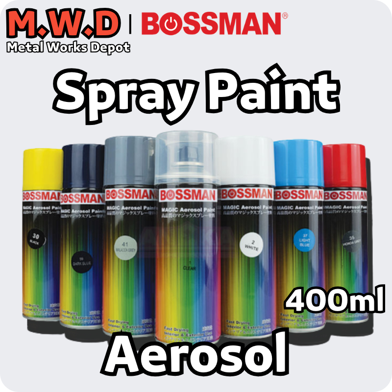 BOSSMAN Spray Paint Magic Aerosol Paint 400ml | Shopee Malaysia