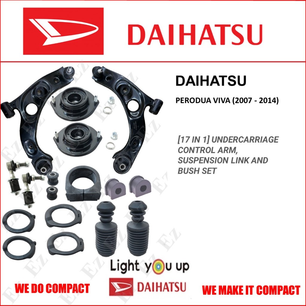 [17 IN 1]FRONT LOWER ARM/STABILIZER LINK/ABSORBER MTG/COIL SPRING ...