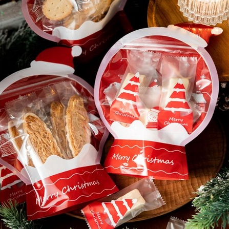 [ON SALE/READY STOCK] Xmas Baking Packing Bag Goodies Bag Gift Bag for ...