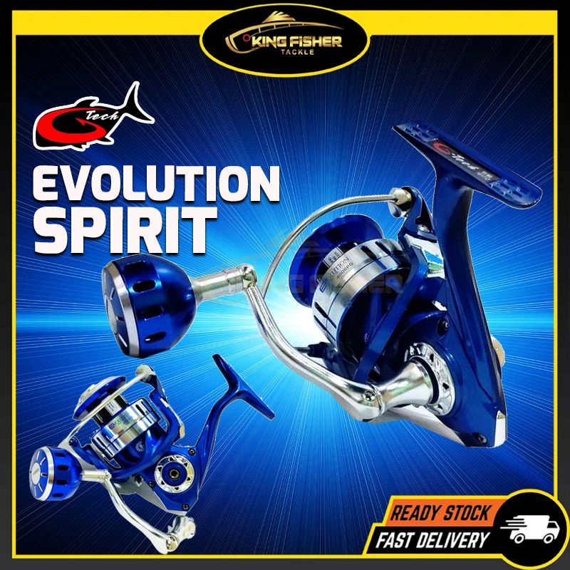 KFT GTECH EVOLUTION SPIRIT SPINNING REEL Reel GTech Evolution Spirit ...