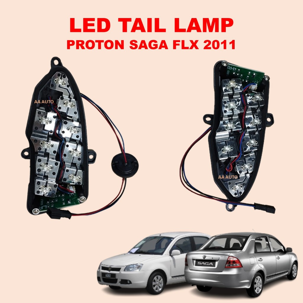 PROTON SAGA BLM FLX 2011 Year Rear Tail Lamp Led Light Lamp With Module ...