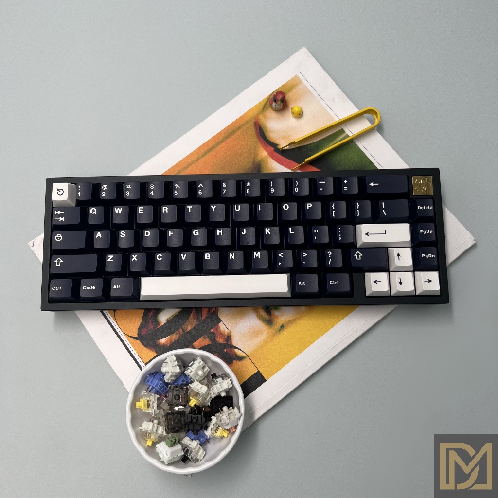 [LOCAL STOCK] Deep Navy Keycap ABS Cherry Profile Double Shot Keycaps ...