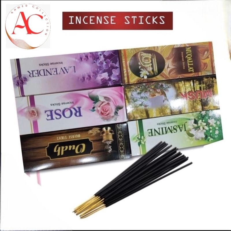 Bakhoor Sticks/Stanggi Oudh/Rose/ Lavender/Amber/Musk/Jasmine/ Sandal ...