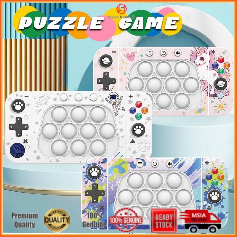 [Ready Stock]Quick Push Game Console Pop It Game Machine Educational ...
