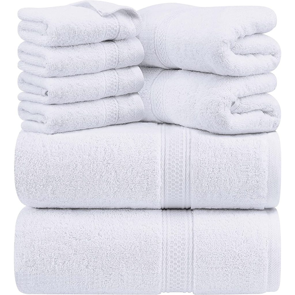 𝐇𝐨𝐭𝐞𝐥 Grey Bath Towel 100% Cotton Big Towel 70cm x140cm 500-650GSM ...
