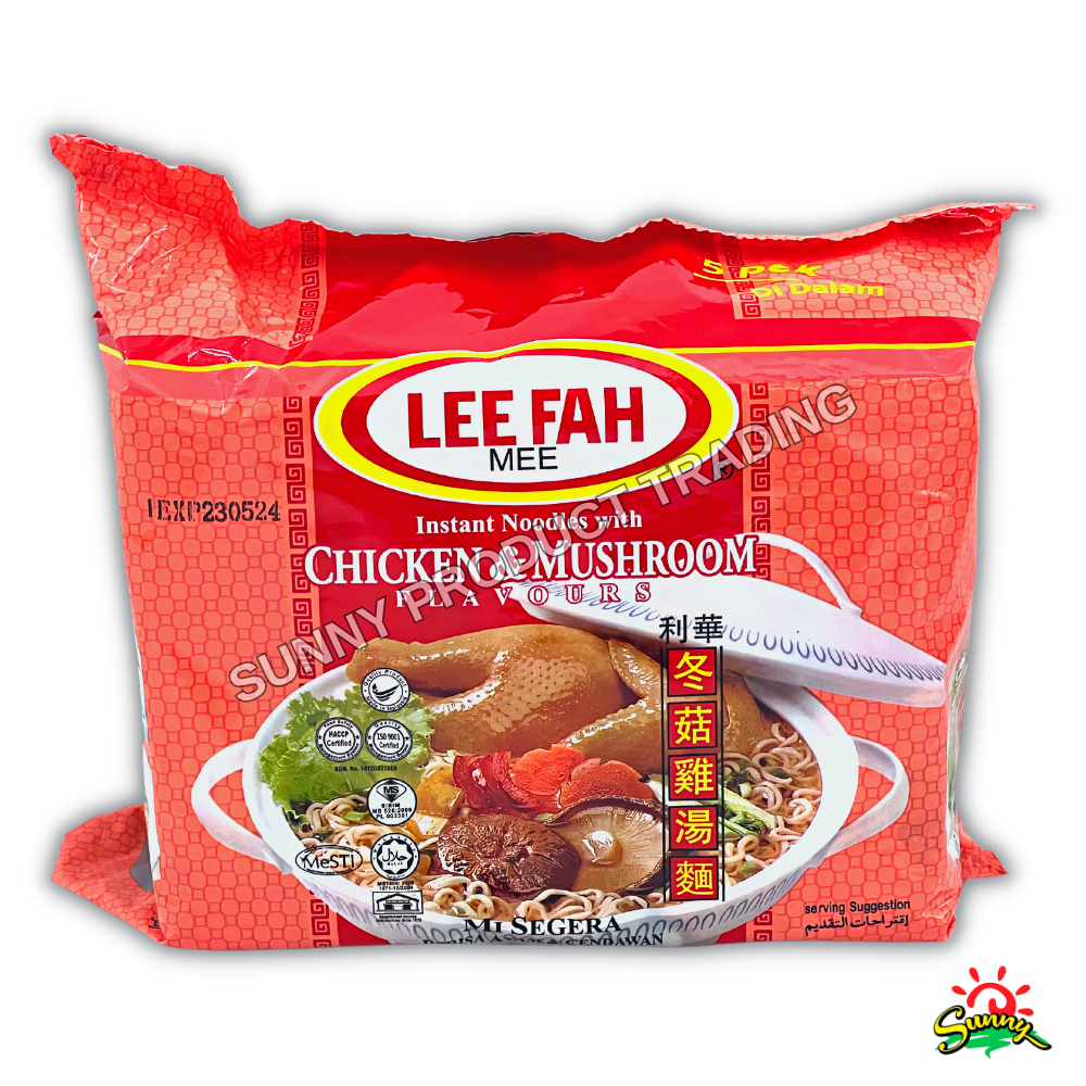 70g x 5pcs Lee Fah Mee Instant Noodle With Chicken & Mushroom Flavour ...