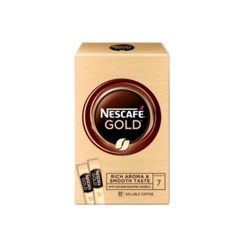 [2 box] Nescafe Gold Soluble Sticks 40g Sachets 20s X 2g Instant Coffee ...