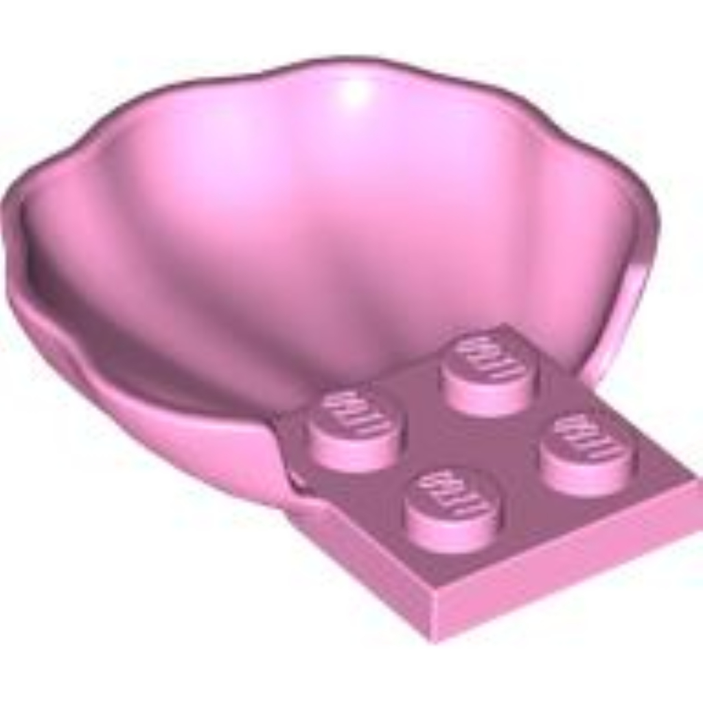 LEGO PARTS (GENUINE) 18970 Clam / Scallop Shell with 4 Studs | Shopee ...