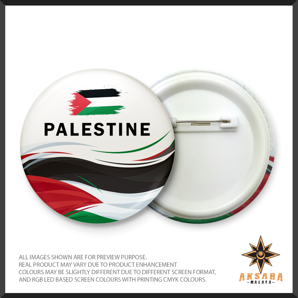 Button Badge Palestine - 58mm size - Peace Palestine | Shopee Malaysia