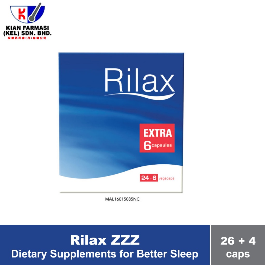 Rilax ZZZ caps (Supplement membantu tidur) EXPIRED:12/2024 | Shopee ...