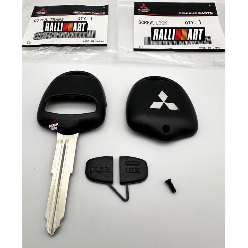 New Original 🇯🇵 SET BLANK KEY WITH COVER Mitsubishi Lancer Evo7 Evo8 ...