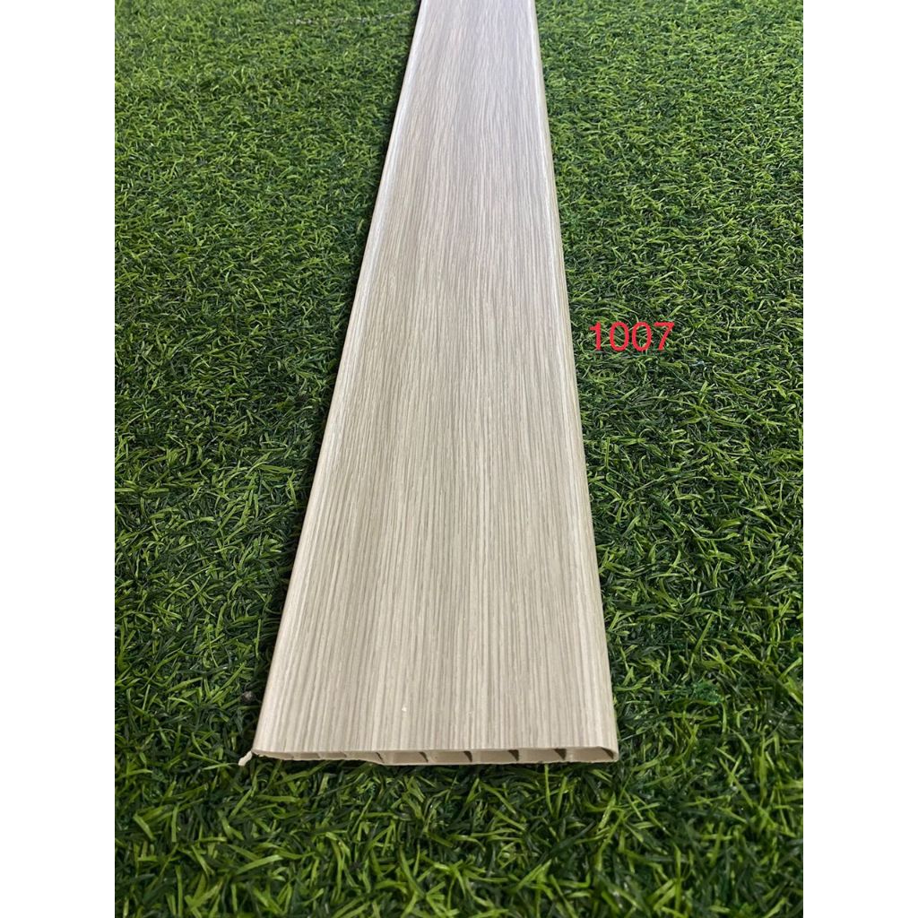 SPC Skirting 15mm x 2400mm x 100mm / Tak Perlu Cat BaseBoard Wall Line / Sesuai Untuk Vinyl ...