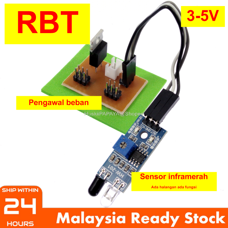RBT Sensor Inframerah Mikropengawal Bersepadu (Ada Halangan Ada ...
