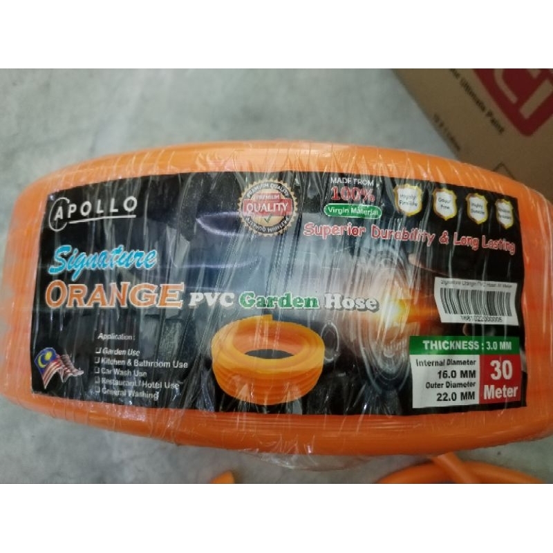 (10 meter) Premium Quality Pvc Rubber Hose 3.0mm Getah Pipe tebal ...