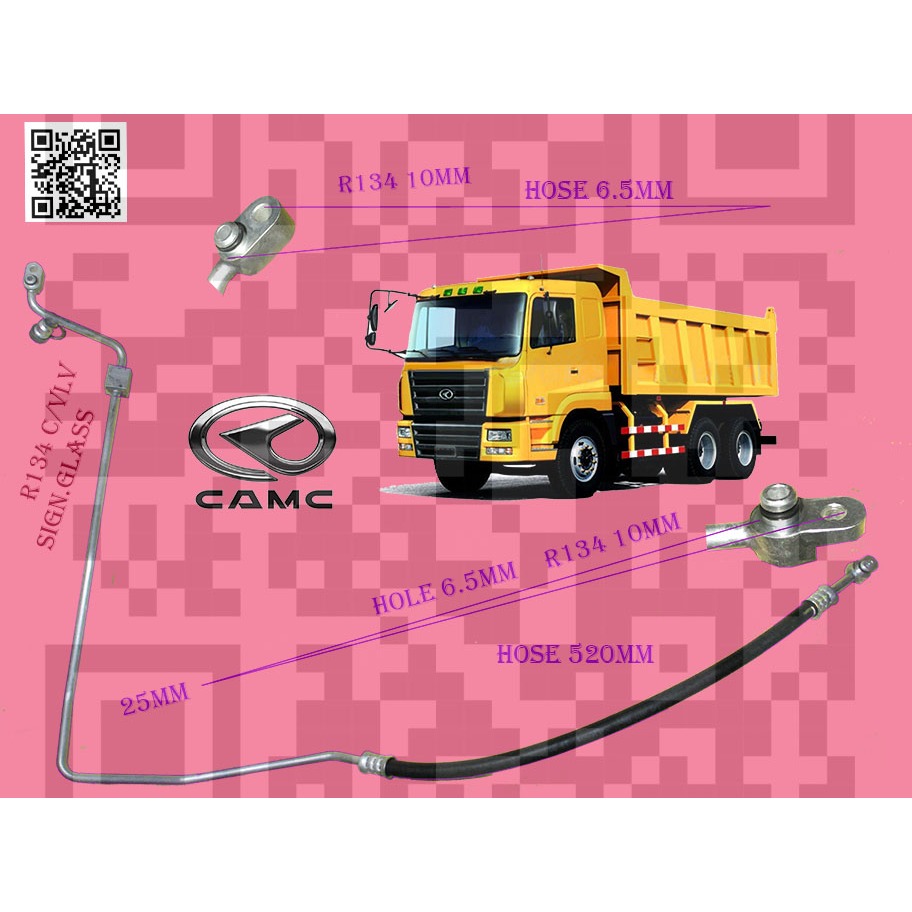 CAMC TRUCK LORRY AIRCOND HOSE ( 19800122 ) | Shopee Malaysia