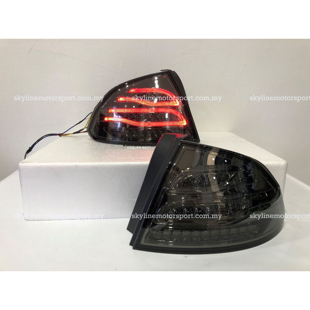 Proton Saga BLM FL FLX Led Tail Lamp Light Bar Smoke | Shopee Malaysia
