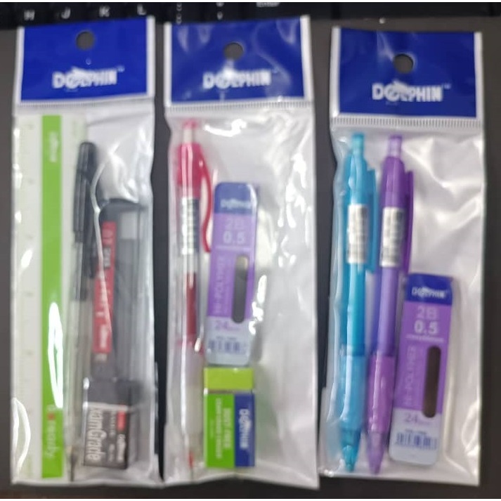 DOLPHIN MECHHANICAL PEN CIL SET ( PK-98157 / PK-98163 / PK-98161 ...