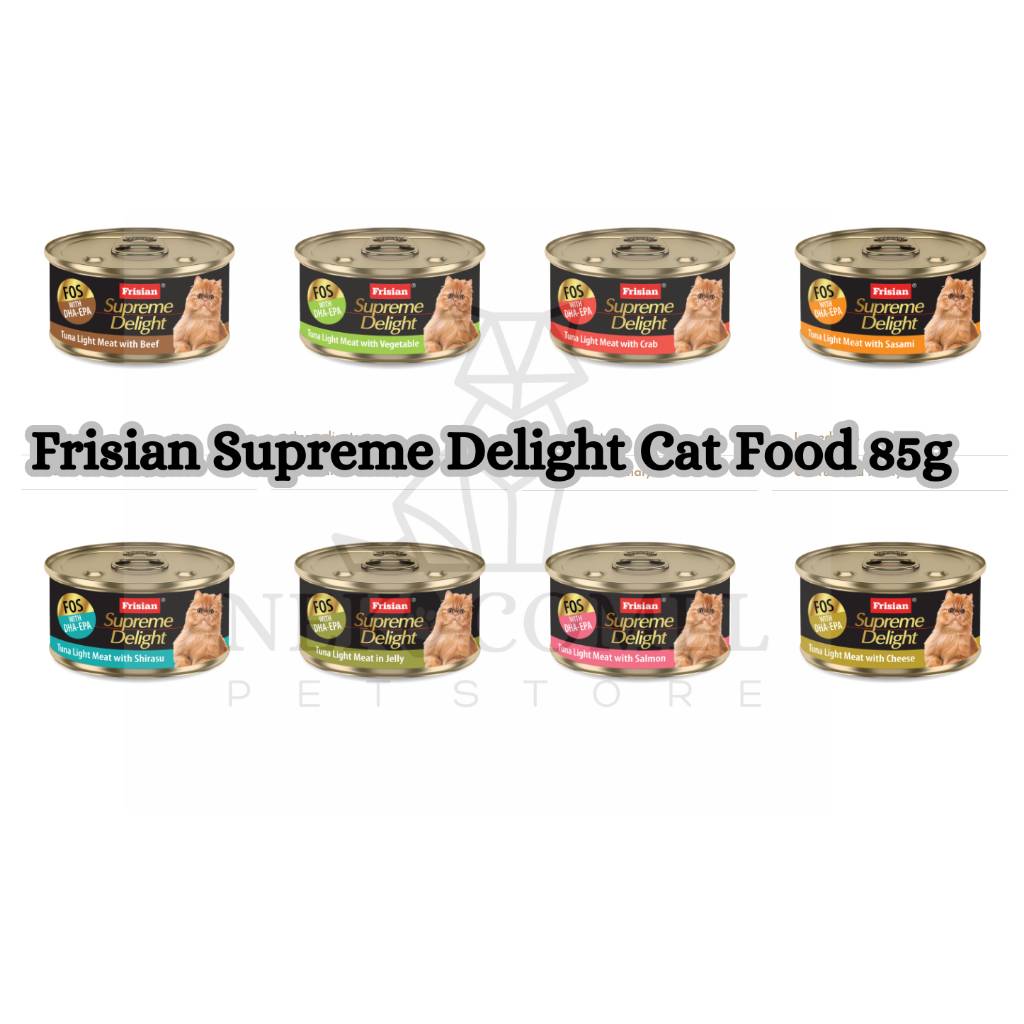 Frisian Supreme Delight Cat Canned Food Wet Food 85g / Makanan Basah ...