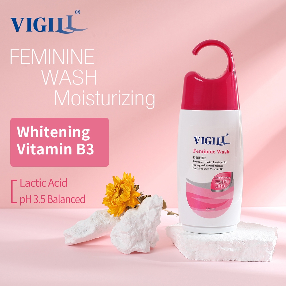 【现货正品100%】VIGILL Daily Feminine Wash (Moisturizing) - Vitamin B3, Niacinamide, Whitening ...