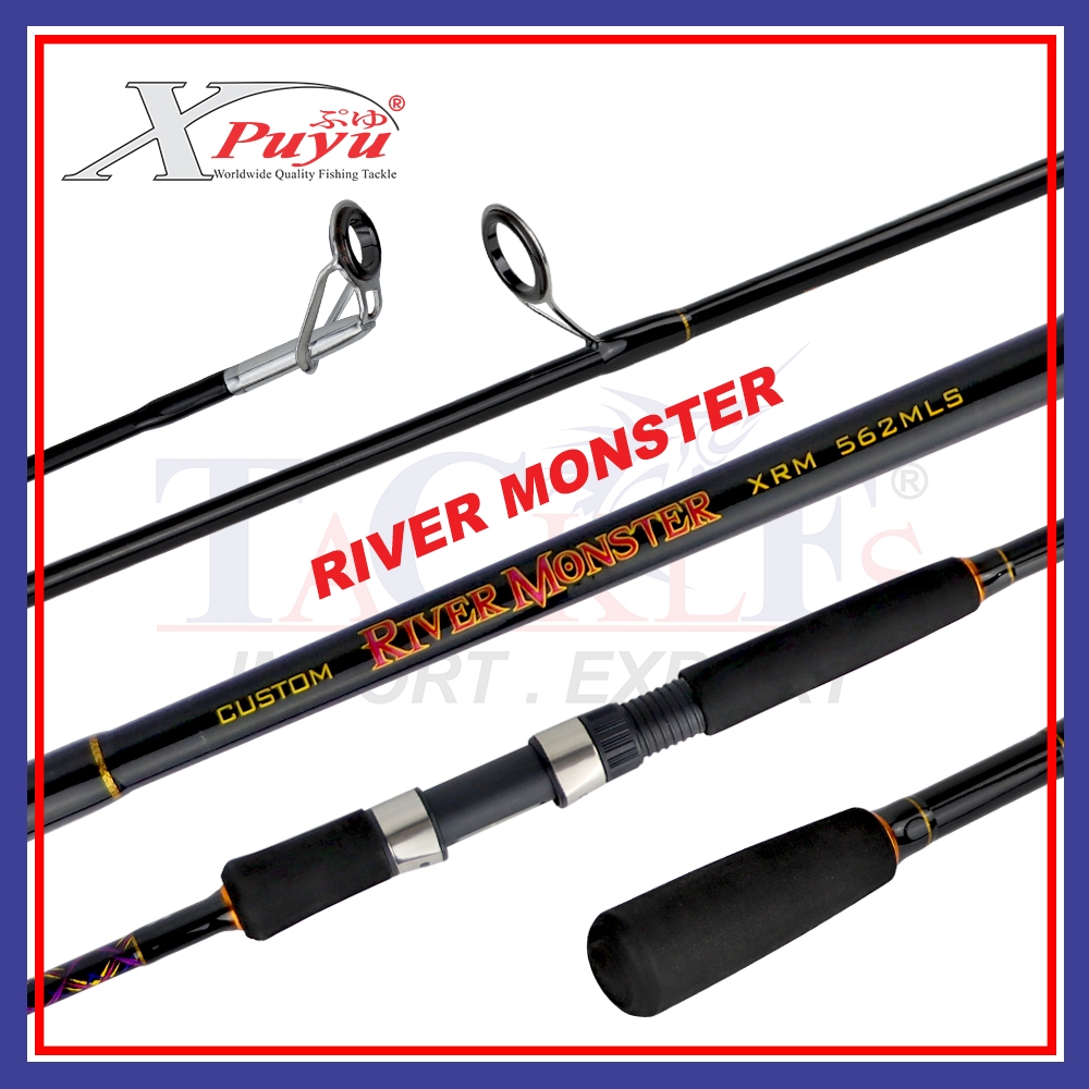 (5'6-7'0kaki) Xpuyu River Monster XRM Joran Pancing Spinning Fishing ...