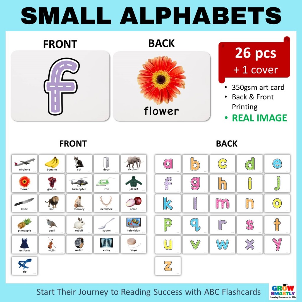 ABC Alphabet flash card for kid kad abc flash card abc flashcards abjad ...