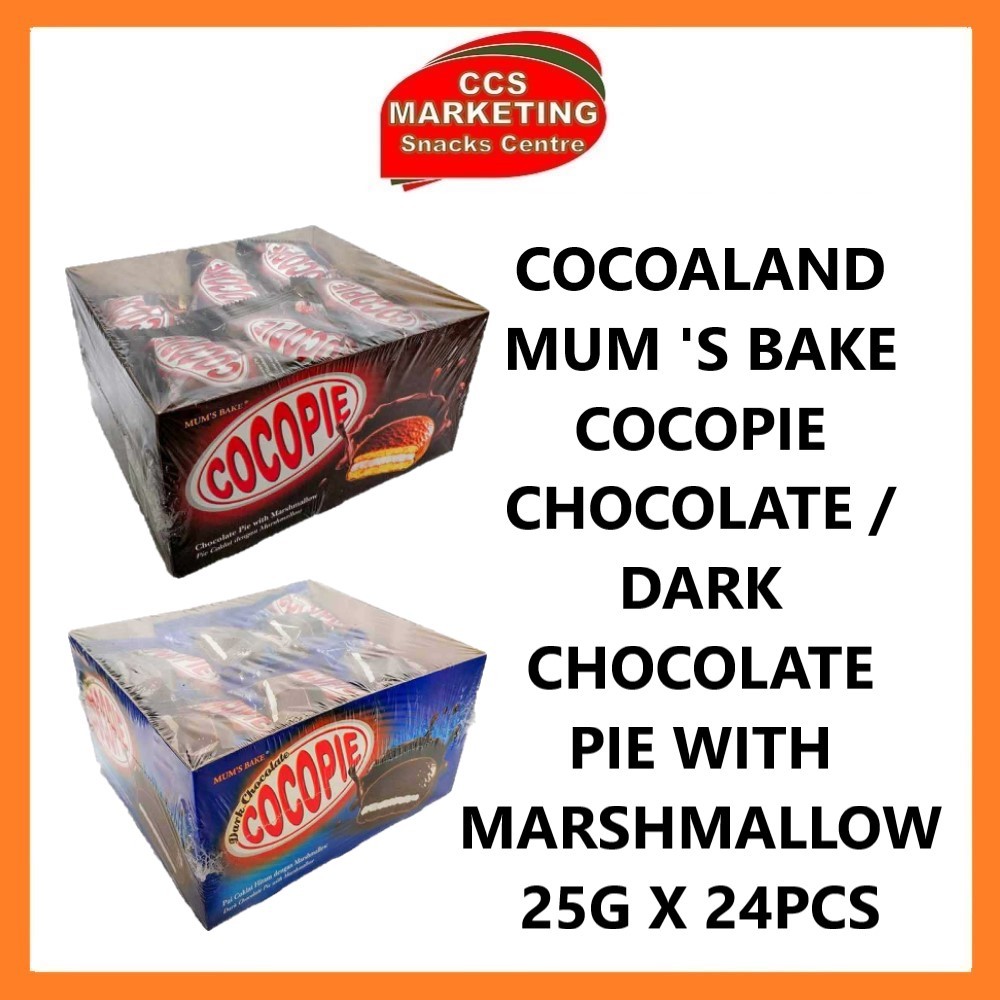 CCS Cocoaland Mum 's Bake Cocopie Chocolate / Dark Chocolate Pie With ...