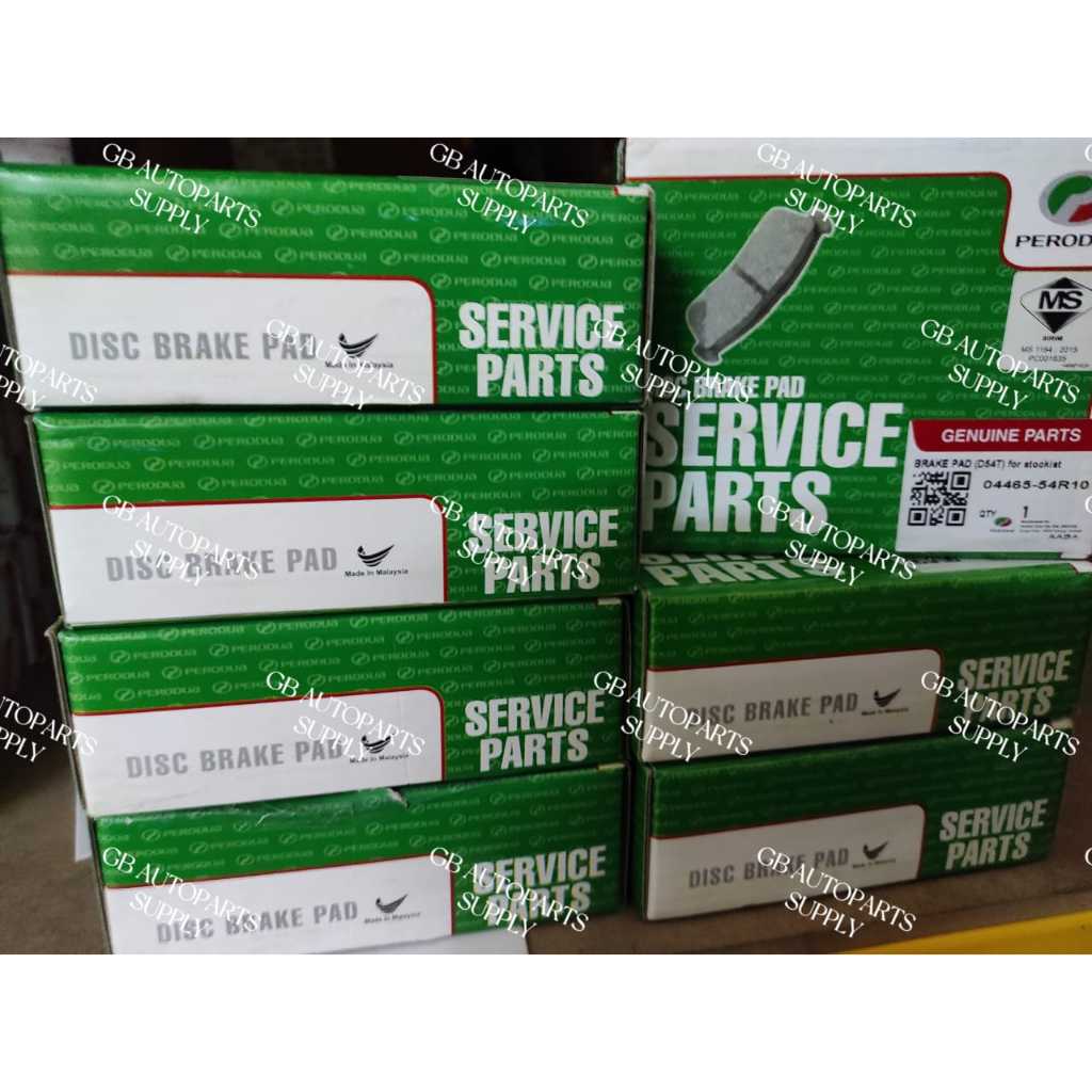 ORIGINAL Disc Brake Pad Front Depan SET- PERODUA MYVI LAGI BEST / ICON ...