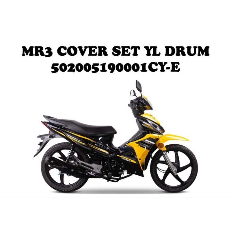 MODENAS MR3 COVER SET ORIGINAL WITH STICKER (NO DISC ) | Shopee Malaysia