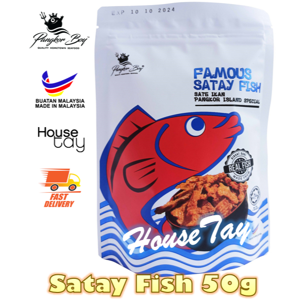 Pangkor Boy 50g Satay Ikan / Sotong Kering Pangkor[ 沙爹鱼 Satay Fish ...