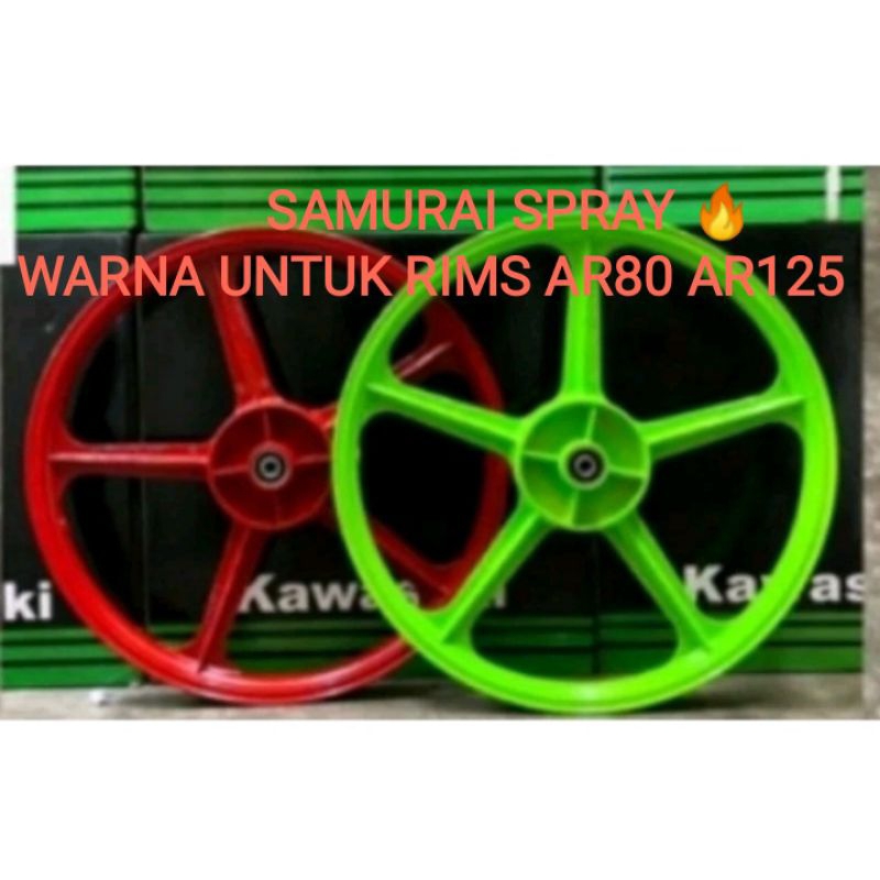 🔥 Ar80 Ar125 Warna Red Green SAMURAI SPRAY KAWASAKI COLOUR AEROSOL F.RED M510 GREEN K417 Sembur ...