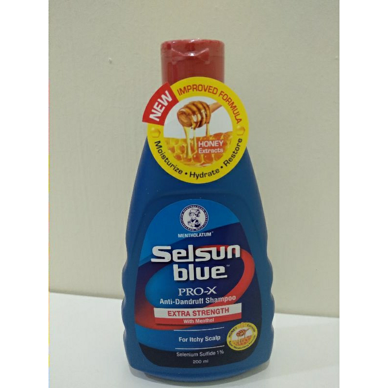 Selsun Blue Syampu Anti Kelemumur / Pro Extra Strength Anti Dandruff ...