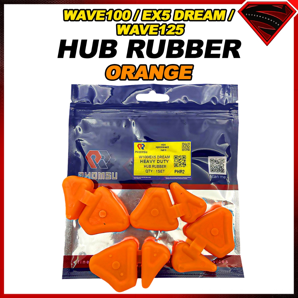 PHOMSU HUB RUBBER HUB GETAH HONDA WAVE100 / EX5 DREAM / WAVE125 ...