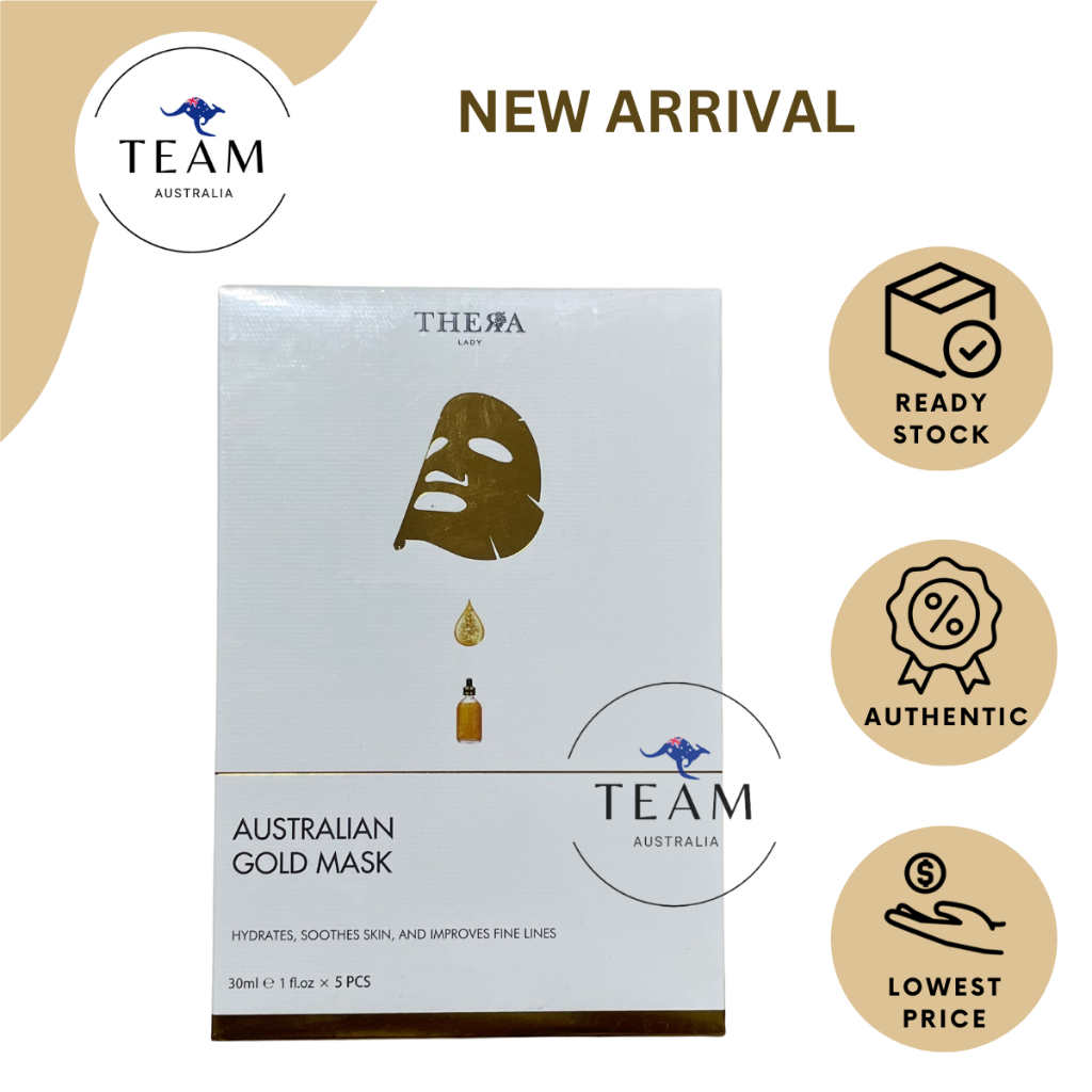 Thera Lady Australian Gold Mask (5pcs) New Arrival‼️ | Shopee Malaysia