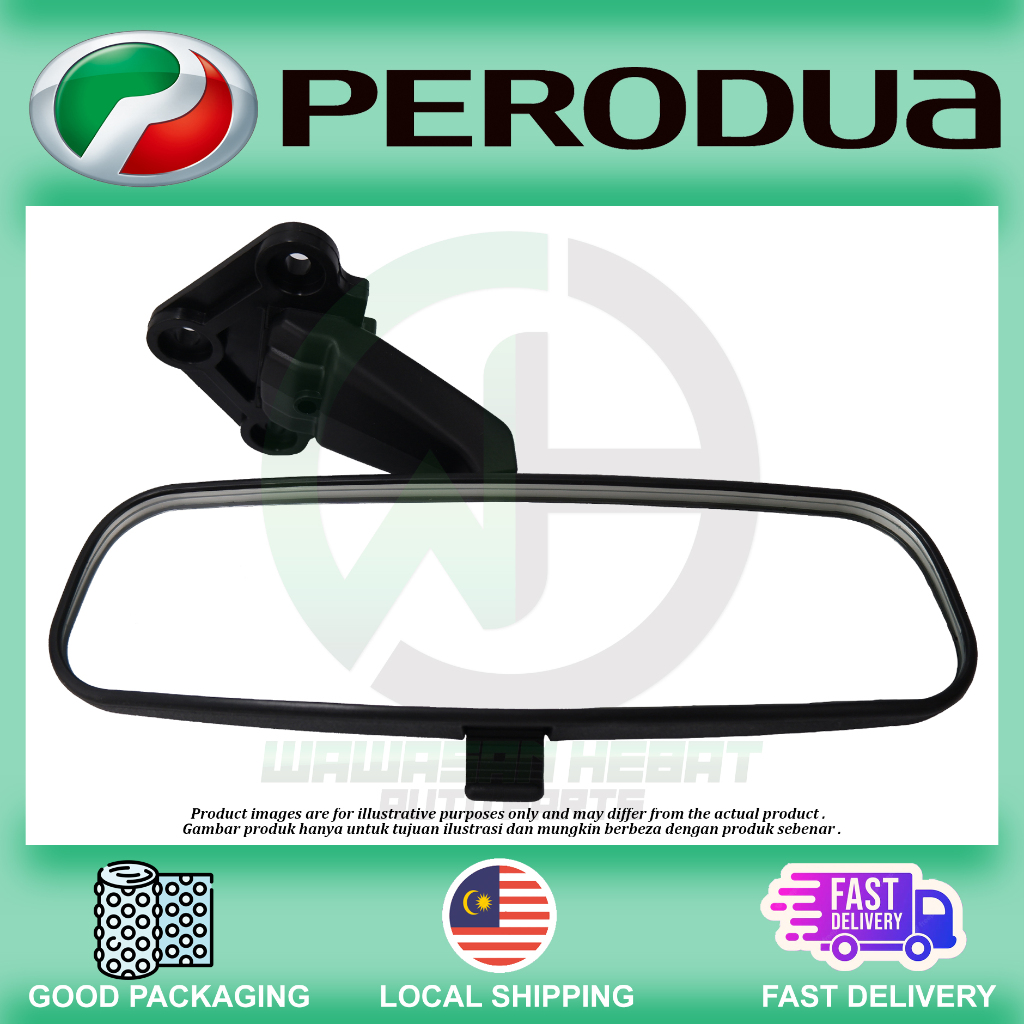 Perodua Ativa Rear View Mirror , Room Interior Mirror Original | Shopee ...