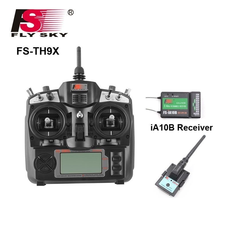 Flysky FS-TH9X FS-TH9B 2.4G 9CH Radio Set System RC 9CH Transmitter with FS Receiver Radio ...