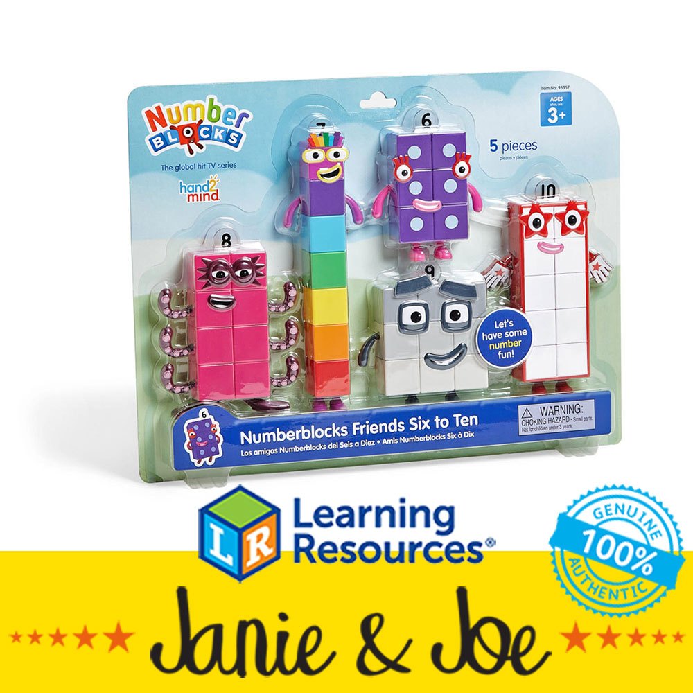 Learning Resources Numberblocks Friends Six to Ten Figure Pack by ...