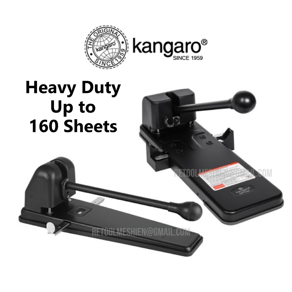 Heavy Duty! Punch Up to 160 Sheets Kangaro 1620 / HDP-2150 Heavy Duty ...