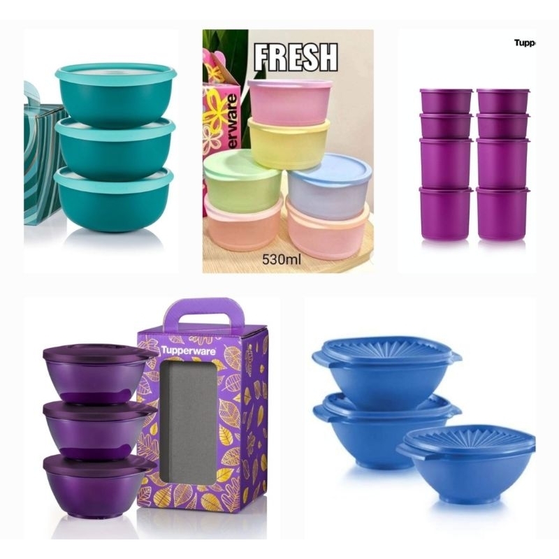 Tupperware LAST STOCKS Bowls Airtight & Liquid tight | Shopee Malaysia